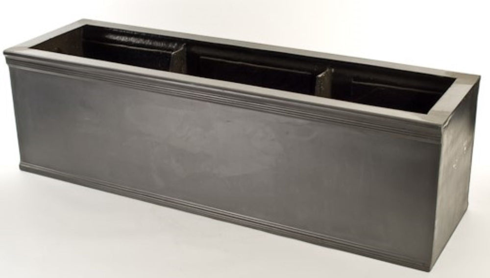 Chelsea Trough Faux Lead Planter – Verti Green