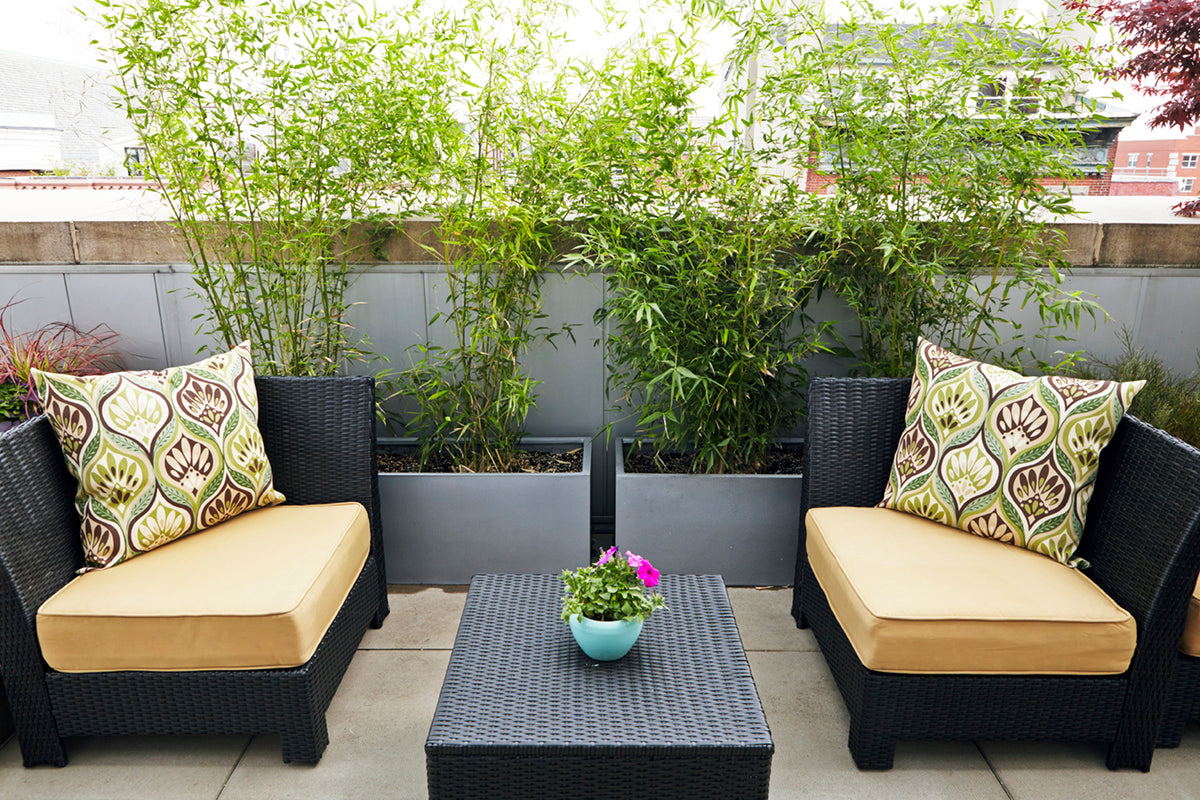 Geo Large Trough Planters – Verti Green