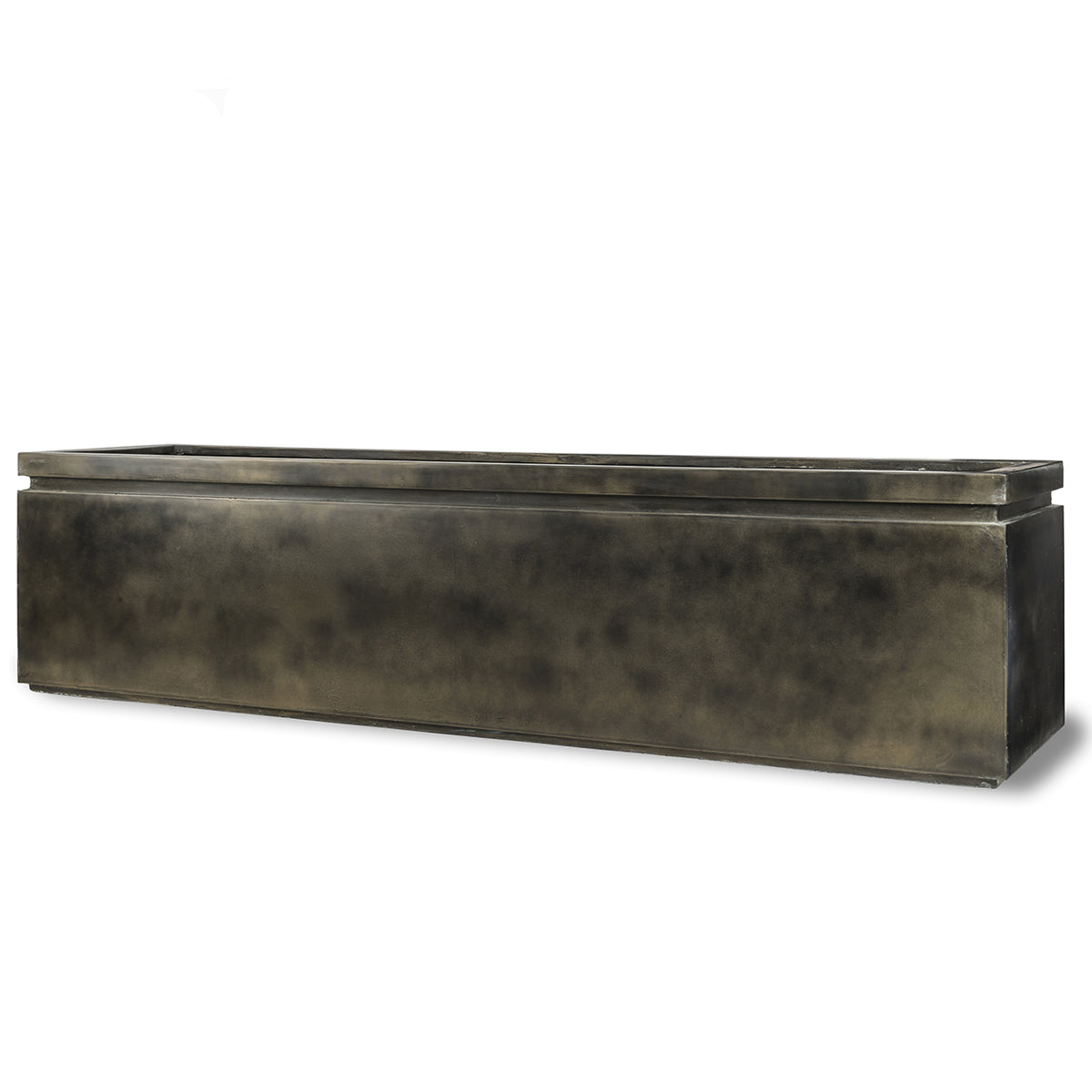 Metal Window Box Detail Window Box Dark Grey Light Stone Garden